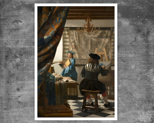 Johannes Vermeer The Art of Painting - Fine Art Print – Mabon Gallery